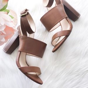 Boston Proper | Shoes | Boston Proper Brown Chunky Sandals | Poshmark